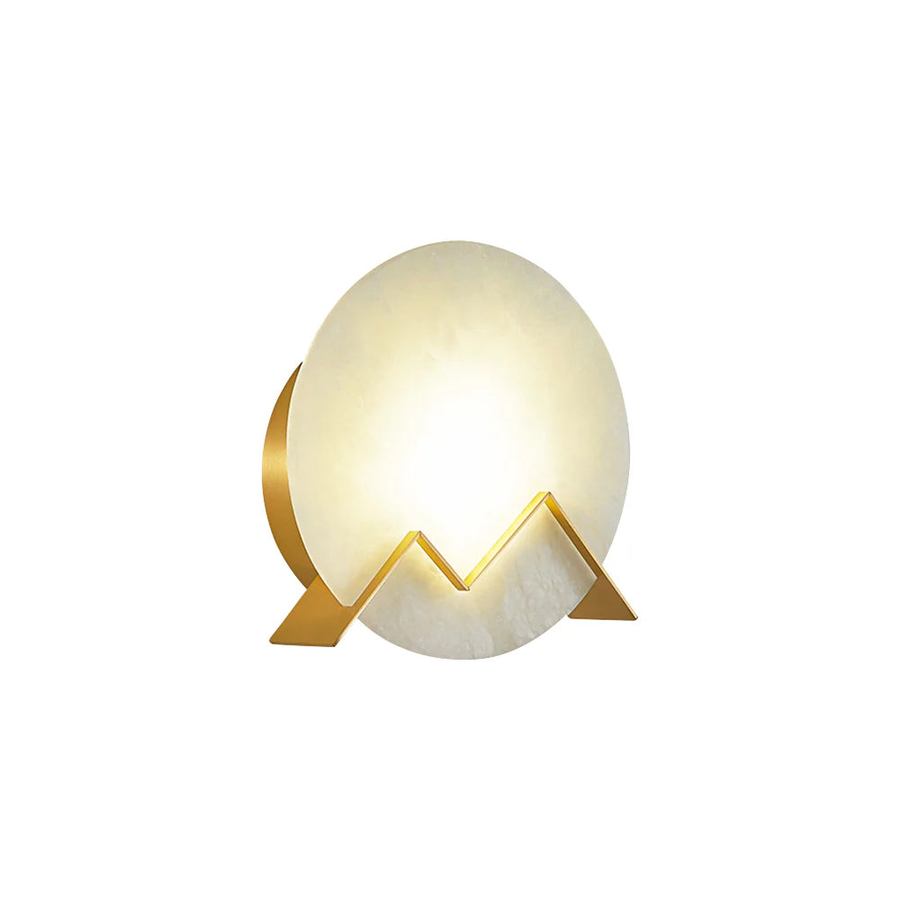 Alabaster M Letter Wall Lamp – korewolamp
