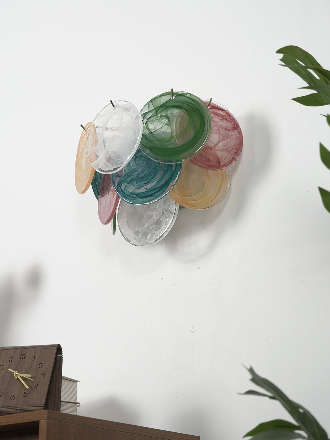 Colorful Murano Disc Wall Lamp – korewolamp