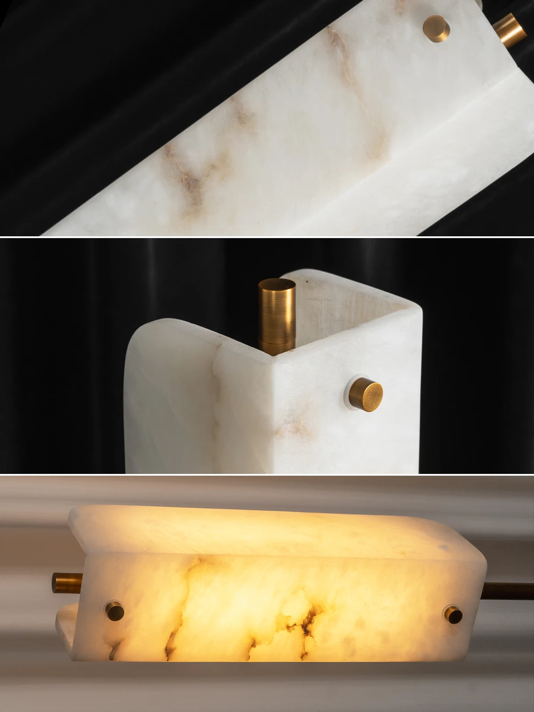 Alabaster Years Black Marble Floor Lamp | korewo Lamp – korewolamp